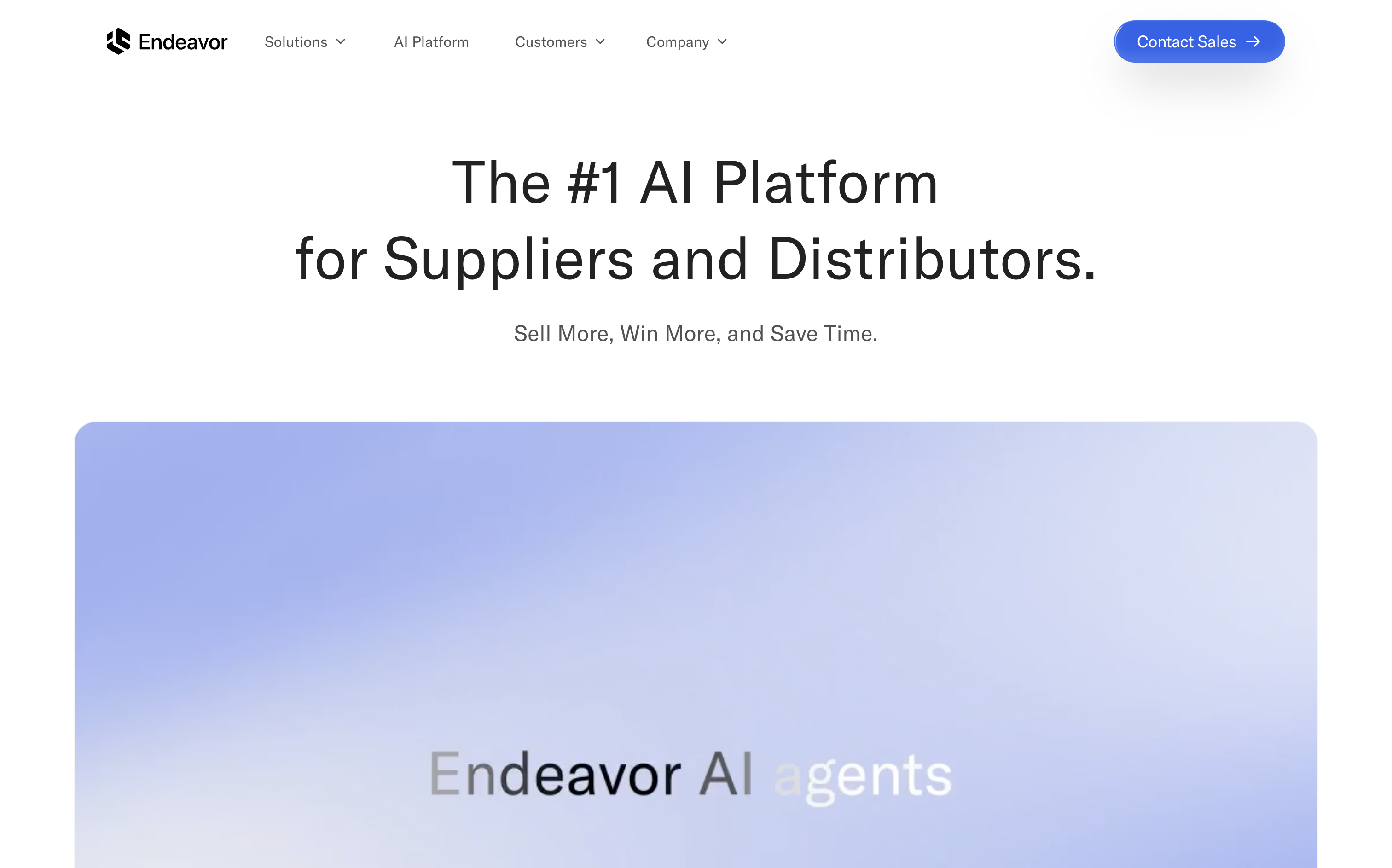 Endeavor AI | The #1 AI Platform for Manufacturing and Distribution